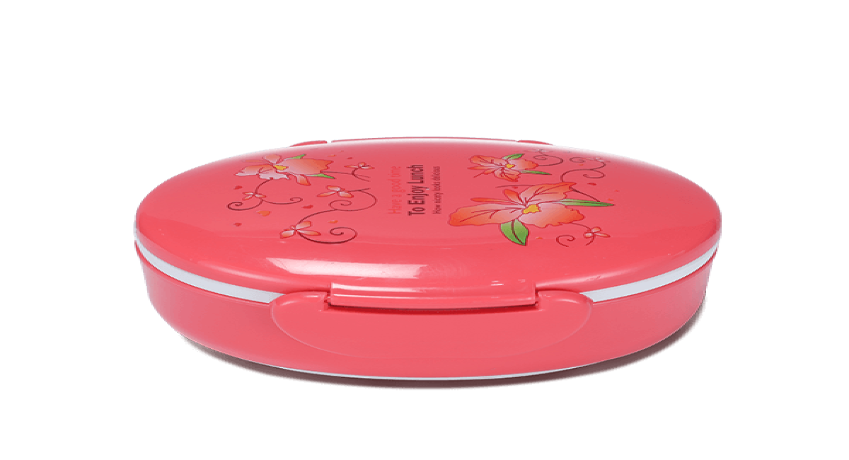 Mimo Oval Tiffin Box - Pink | RFL Group