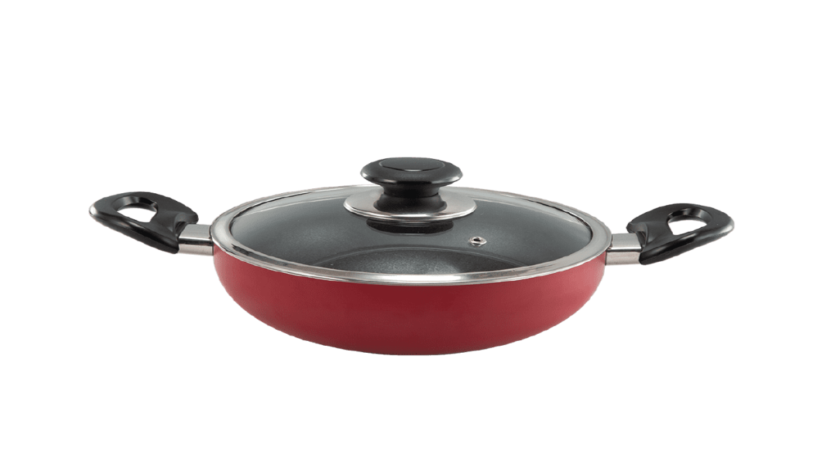 Topper Nonstick Deep Fry Pan with Lid -Induction Bottom- (Glamour ...