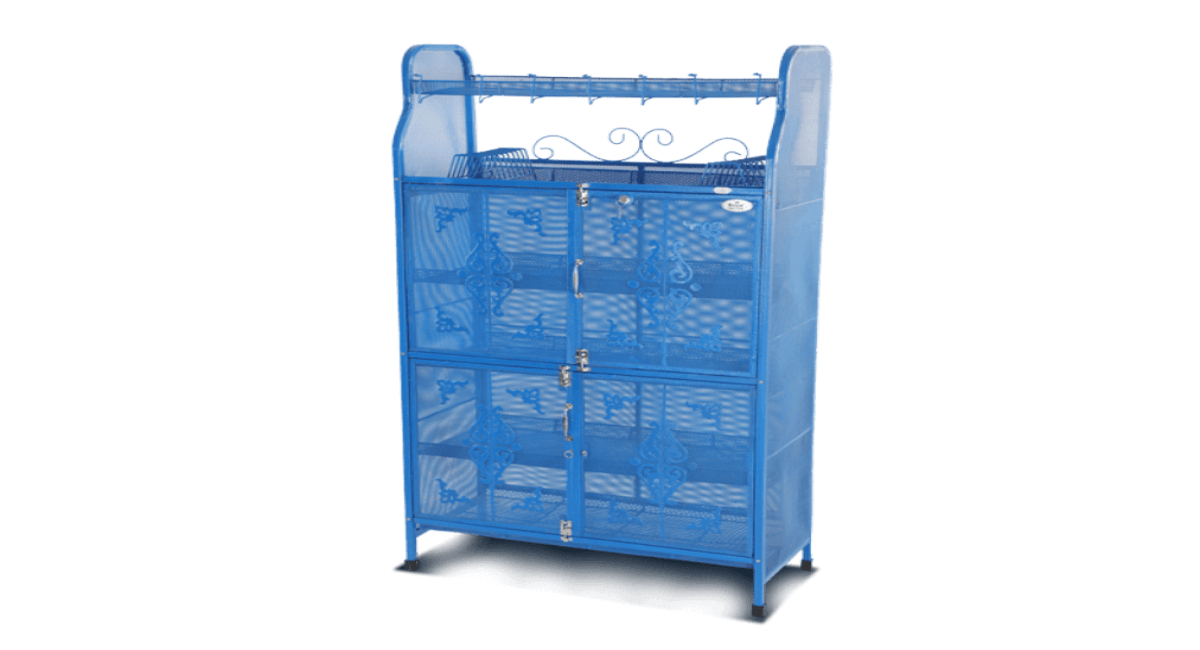 Royal Kitchen Shelf Classic (4 Door) - Blue | RFL Group