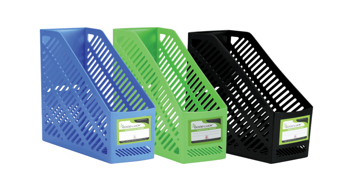 Good Luck Single Station File Organizer-Blue | RFL Group